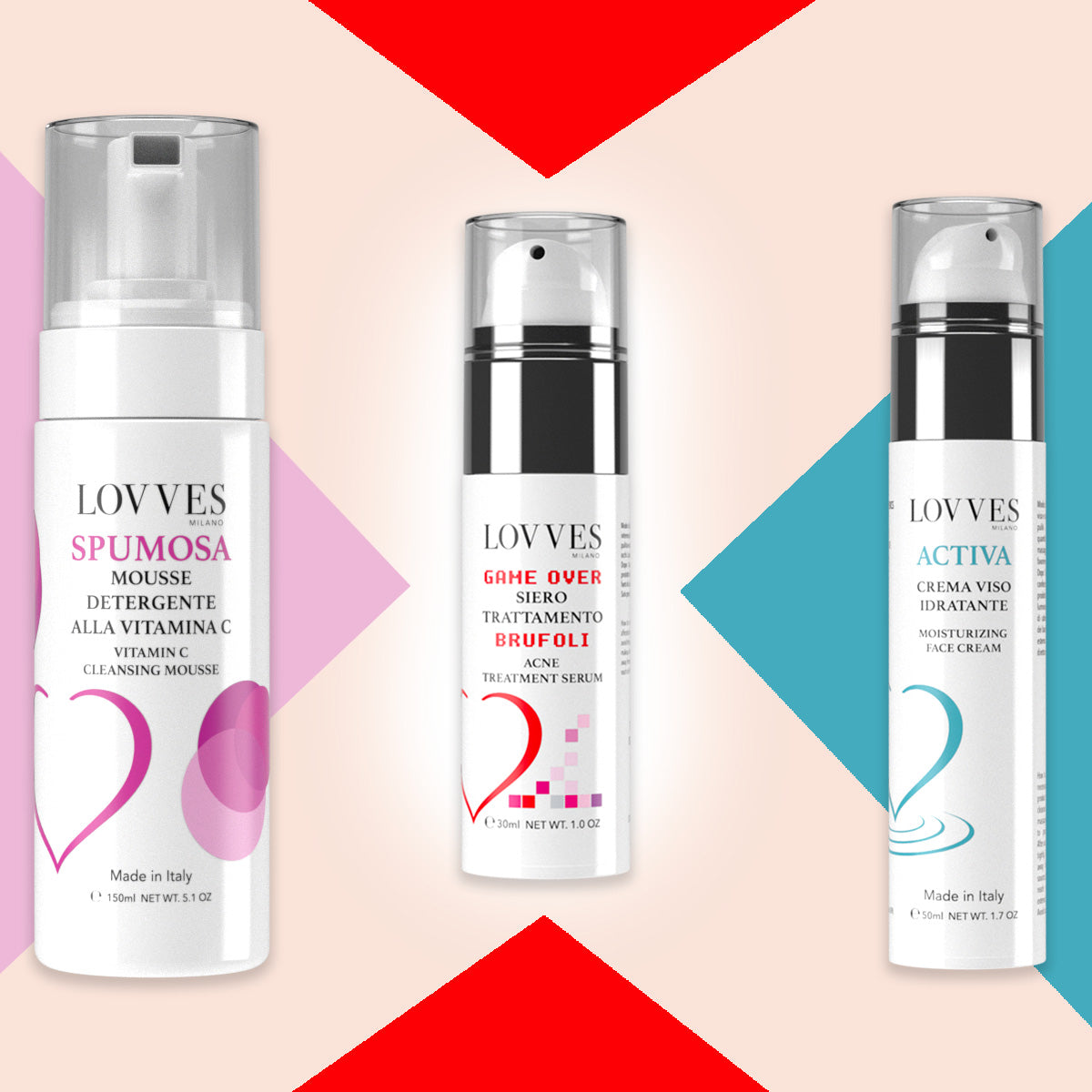 Skincare Anti Brufoli Lovves il migliore trattamento completo anti ...